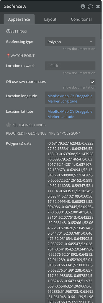 GEOFence Not Recognising Point Is Inside Polygon Join The Bubble