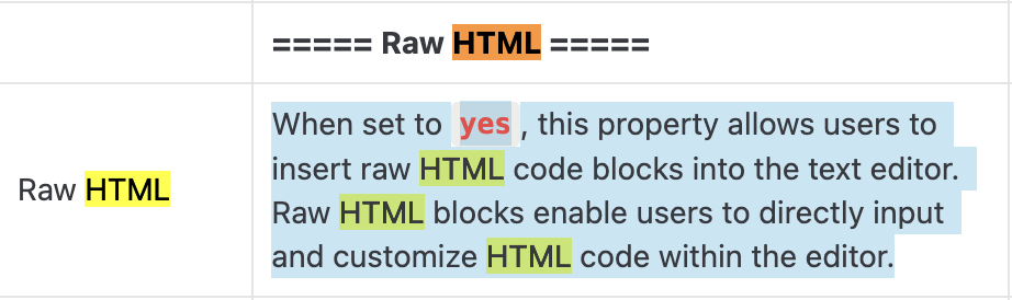 Raw html in Notion Rich Text Editor - Join the Bubble Community ...